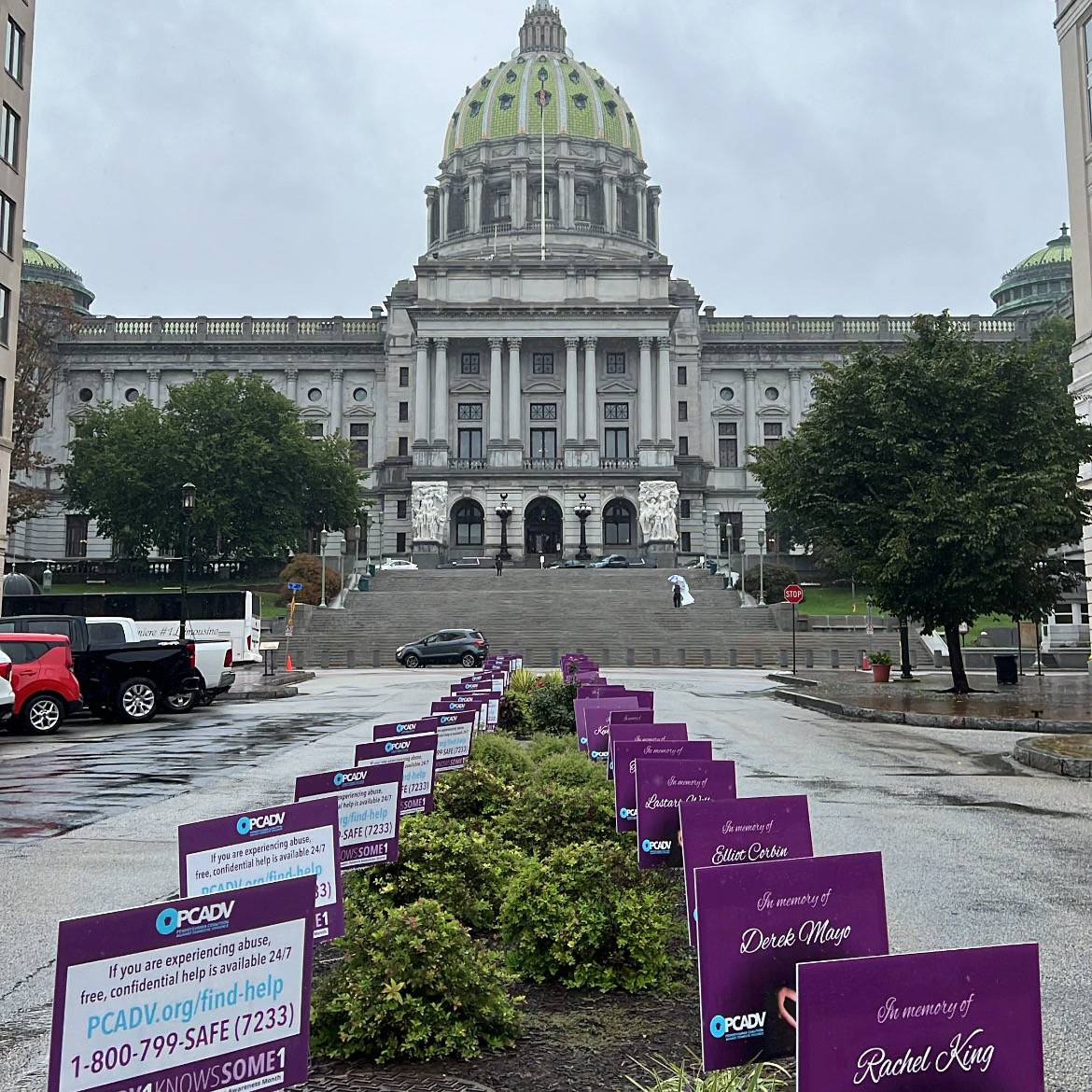 PCADV Kicked Off Domestic Violence Awareness Month with Memorial Vigil ...