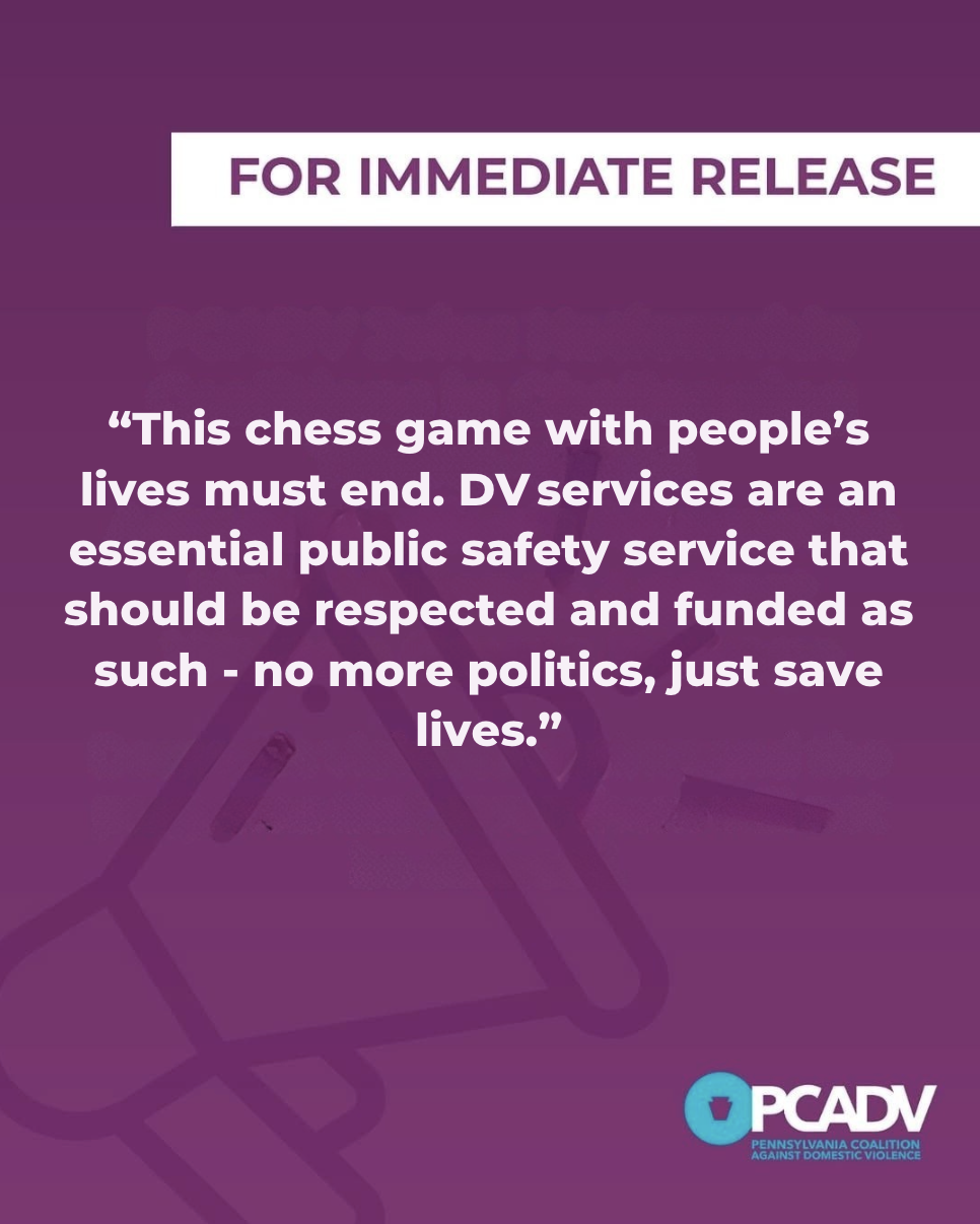 PCADV Calls for Legislators to Act: Pass the Budget or Waive the Budget ...