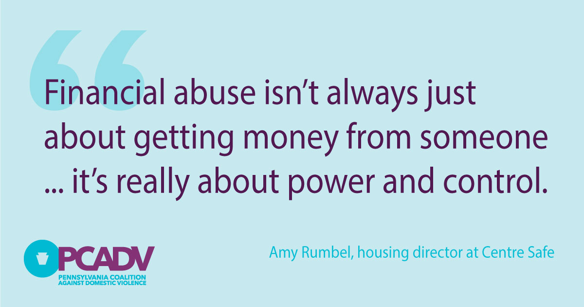 The Underlying Impact of Financial Abuse - PCADV