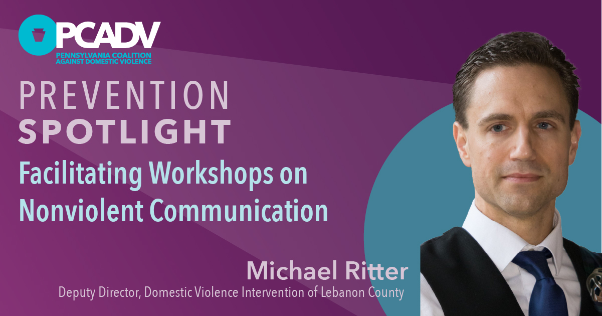 Prevention Spotlight: Michael Ritter - PCADV