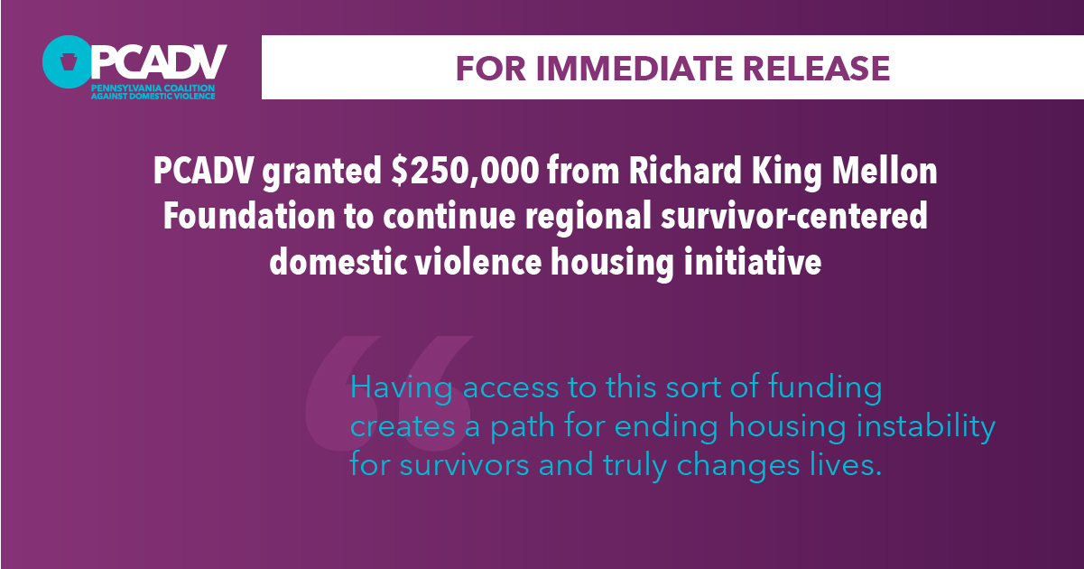 PCADV receives grant from Richard King Mellon Foundation for domestic ...